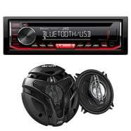 JVC Mobile KW-V140BT 6.2" Double-DIN In-Dash DVD Receiver & CS-J620 ...