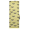 Bat Pattern Yellow Door Curtain Sheer Privacy Light Filtering Window ...