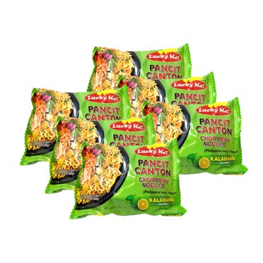 Lucky Me Chili Mansi Flavor Pancit Canton Chow Mein Noodles (2.29oz ...
