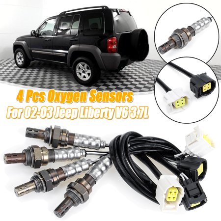 4pcs/Kit Upstream & Downstream Oxygen O2 Sensor For Jeep Liberty V6 ...