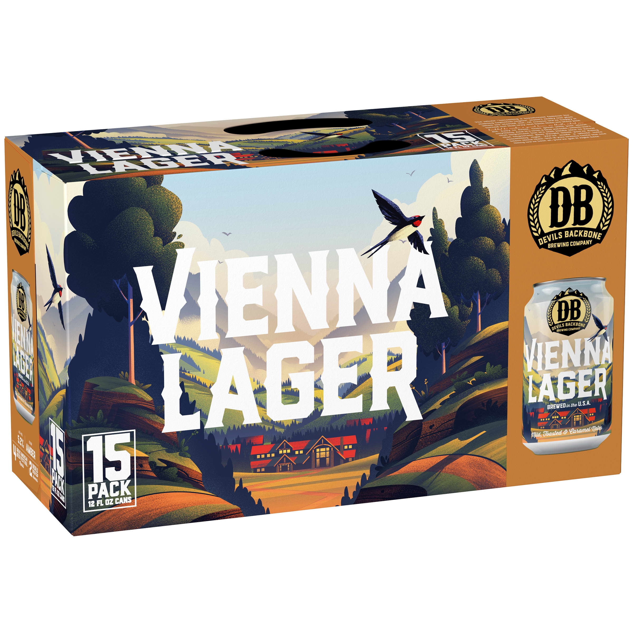 Buy Devils Backbone Brewing Company Vienna Lager Craft Beer, 15 Pack ...