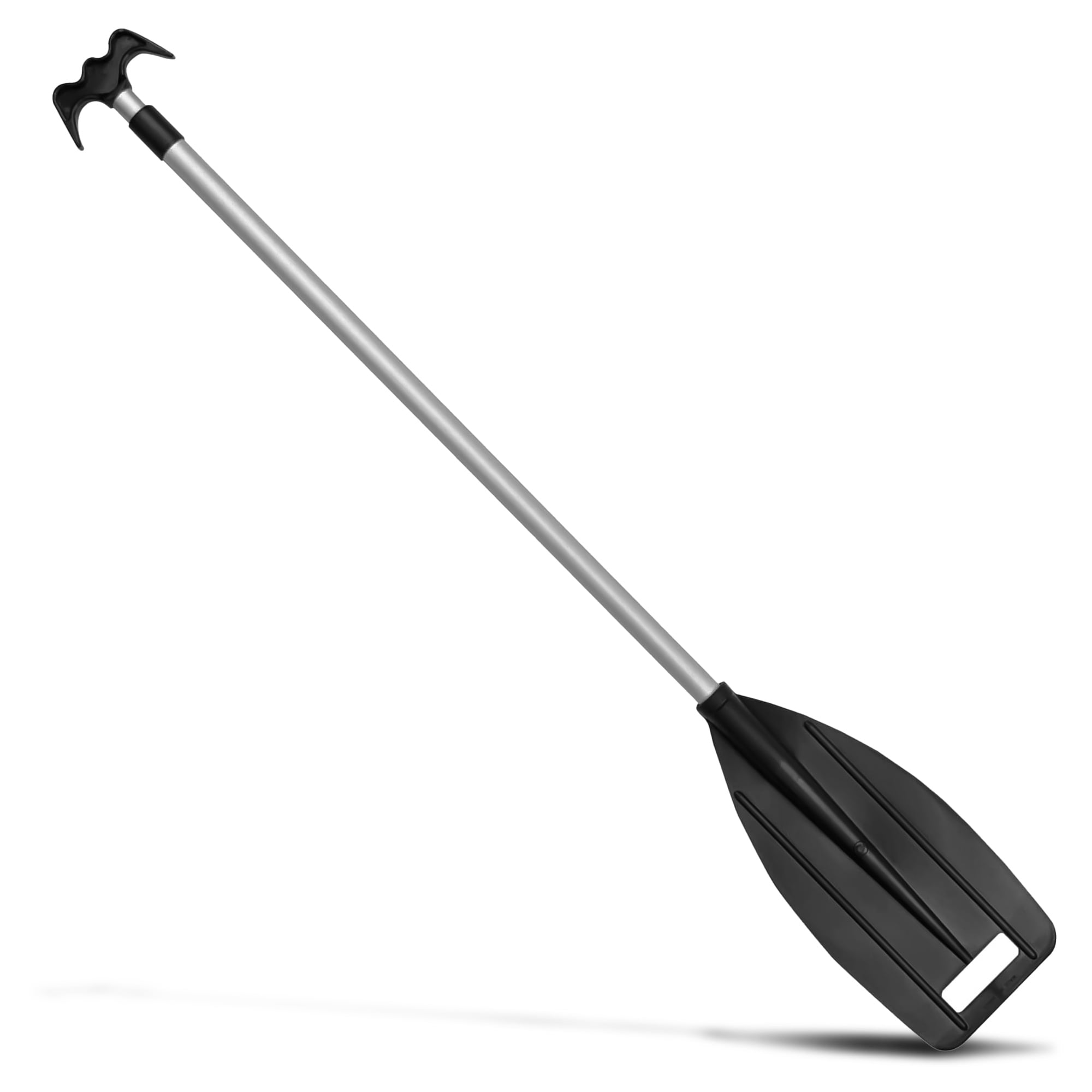 Five Oceans Kayak / Canoe Telescoping Paddle and Boat Hook, Black ...