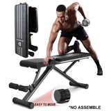 Gym Weight Bench, Adjustable Weight Bench with 7 Back Positions and 4 ...