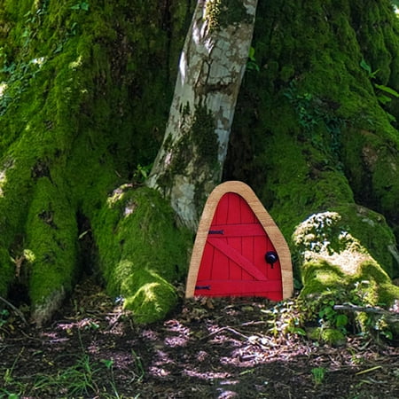 Miniature Fairy Gnome Home Door, Fairy Door for Tree Garden Fairy Door Fairies Sleeping Door ...