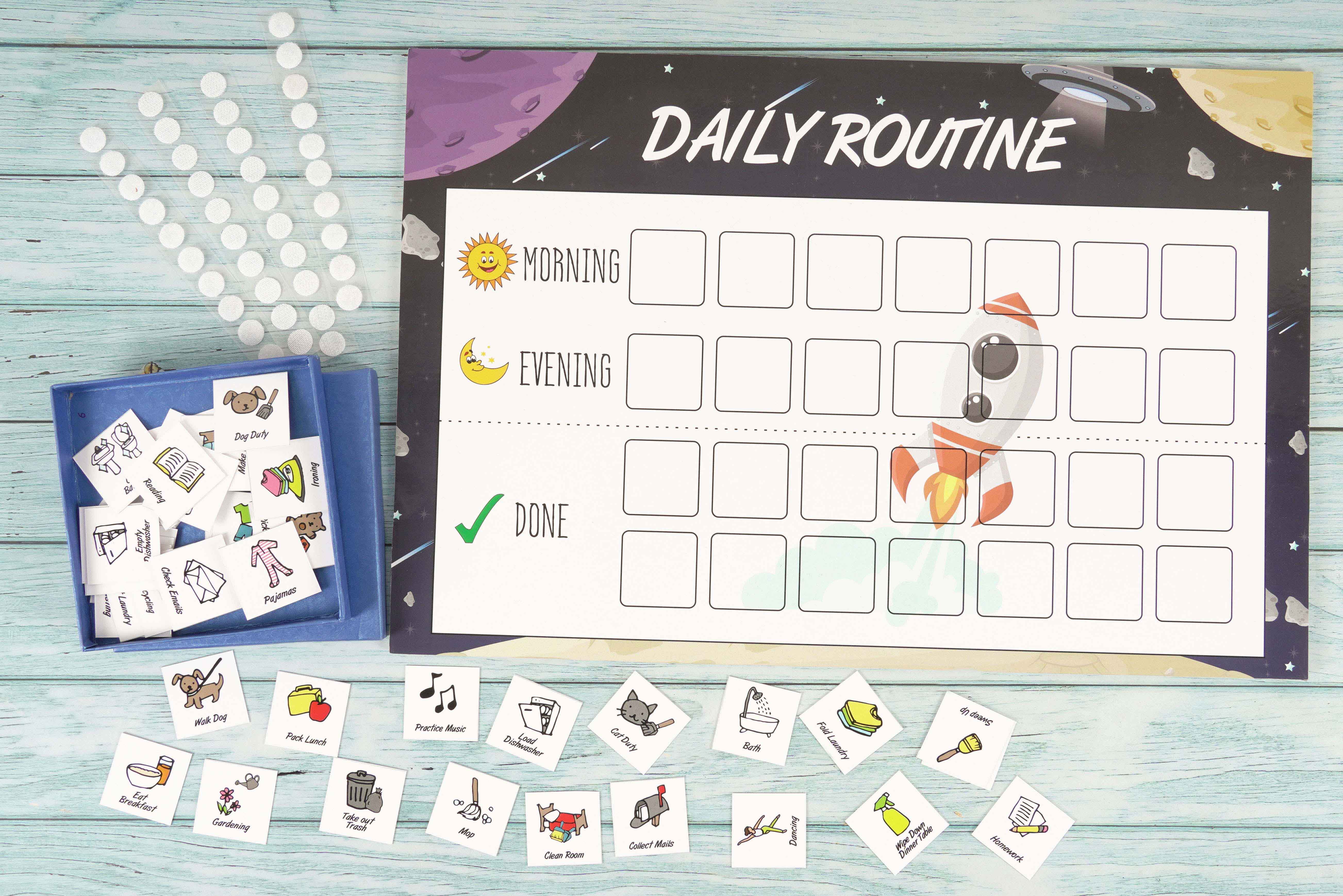 Inkdotpot Kids Daily Responsibility Checklist, To-Do list- Daily ...