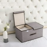 Meitianfacai Space-Saving Storage Bags, Storage Boxes With Double Lids ...
