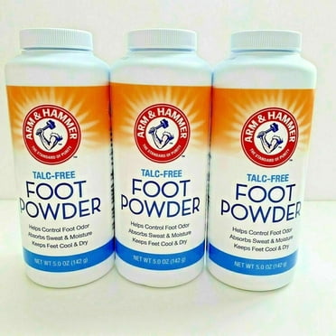 Arm + Hammer Foot Powder Odor Defense Eliminator and Moisture Absorber ...
