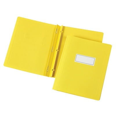 REPORT COVER-WITH FASTENERS, YELLOW 6/PACK | Walmart Canada