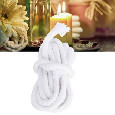 ANGGREK Candle Wick Functional Round Braid Natural Cotton Candle Wick ...