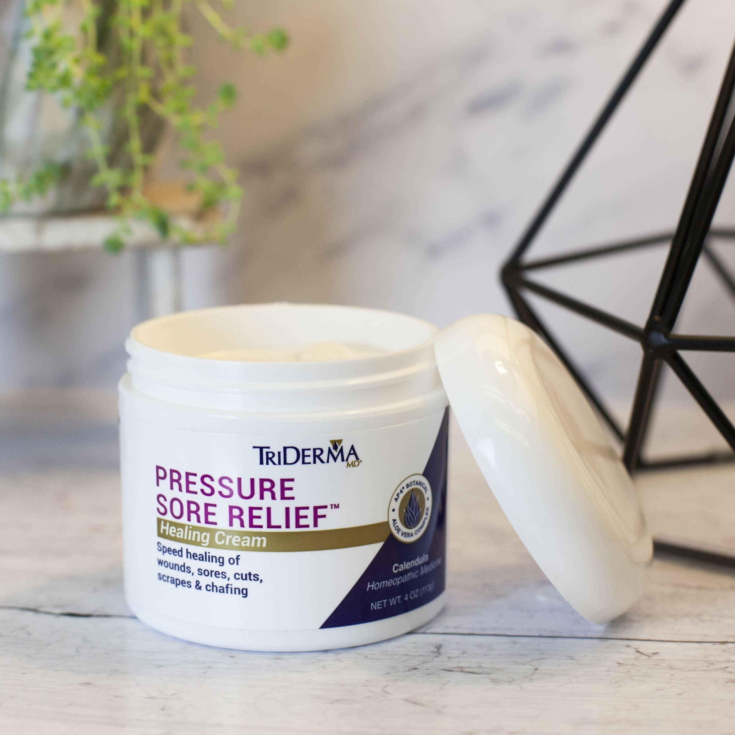 TriDerma Pressure Sore Relief Healing Cream, Speed Healing of Wounds ...