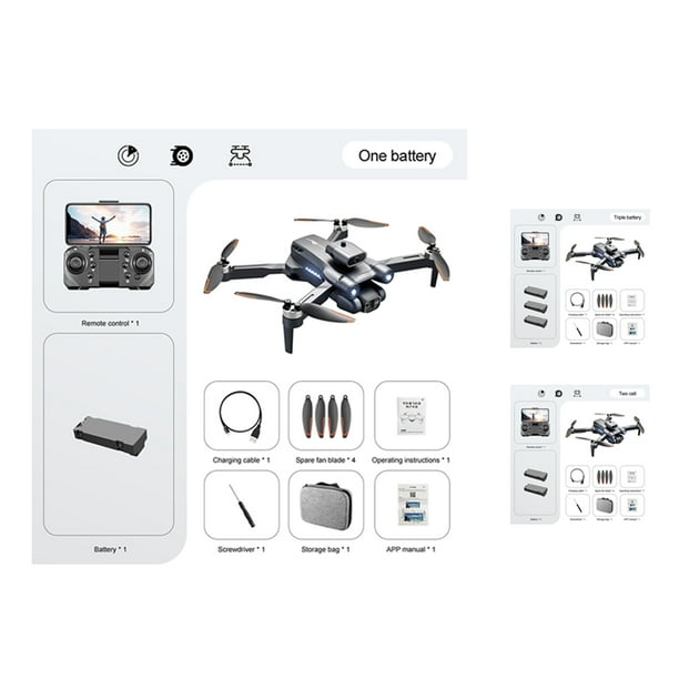 LS-S1S Mini Drone With HD Camera WiFi Optical Flow Positioning RC ...