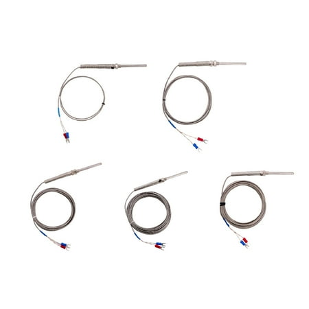 Essen 1/2/3/4/5m 50mm Probe K-Type Thermocouple Temperature Sensor ...
