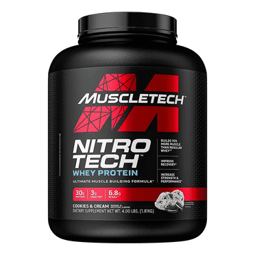 Proteína NITRO TECH WHEY GOLD MUSCLETECH 5Lb Churros | Walmart en línea