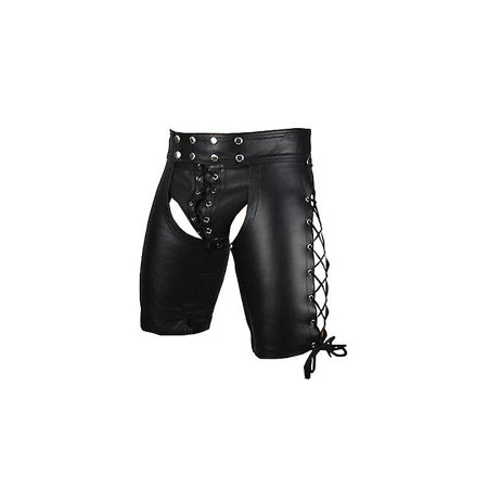 Sexy Lingerie Men's Patent Leather Tight Trousers Sexy Leather Shorts ...