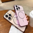 CD Aurora Laser Camera Protection Magnetic Phone Case for iPhone ...