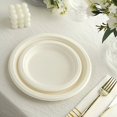 CIRCLE- 50 Round 7" White Bagasse Sustainable Salad Plates Party ...