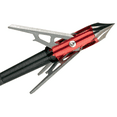 Rage 3-Blade Chisel Tip Broadhead - 100 Grain Steel Blades - Walmart.com