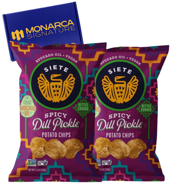 Siete Potato Chips Kettle Variety Pack with Sea Salt Serrano Vinegar ...