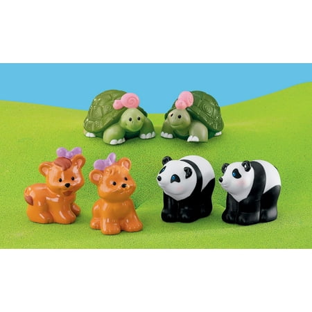 Fisher Price Little People Noah's Animals Pandas, Lions, and Turtles ...