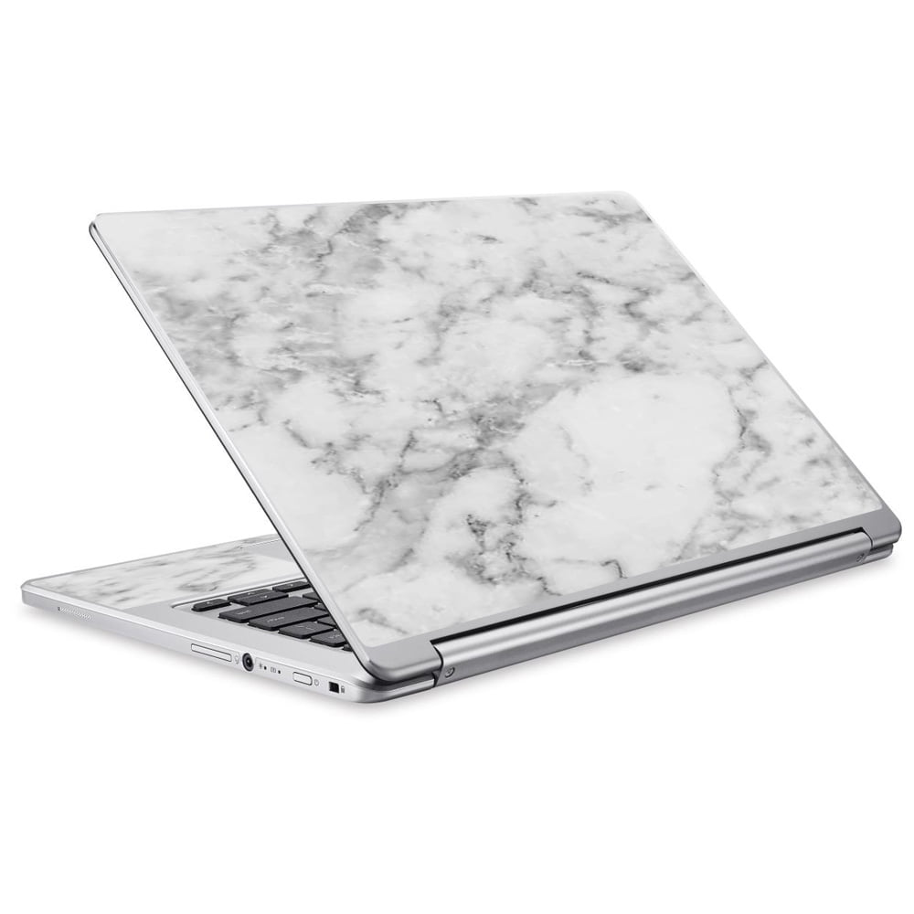 Skin Decal For Acer Chromebook R13 Laptop Vinyl Wrap / Grey And White ...