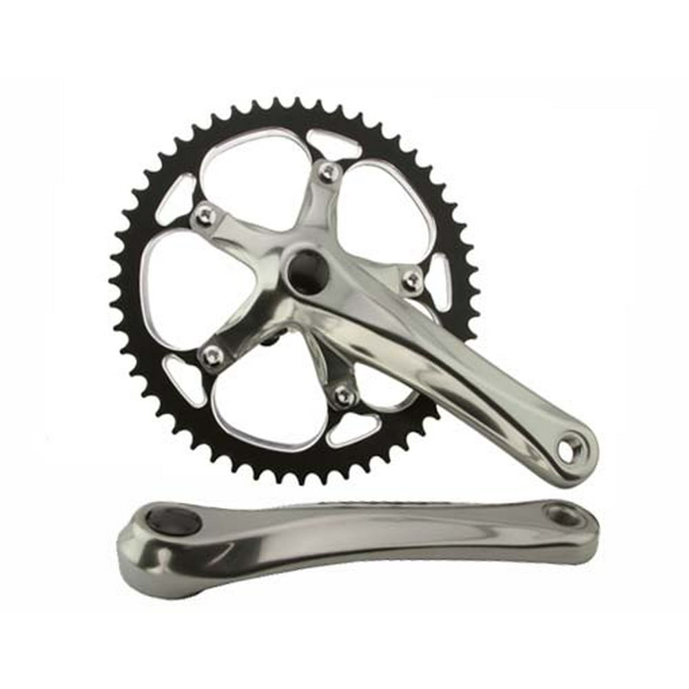 Alloy Chainwheel Set 52T x 175mm Black Titanium. for bicycles, bikes ...