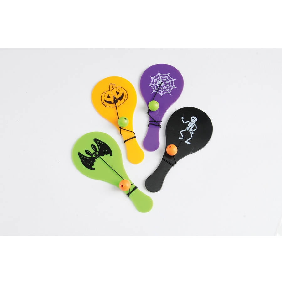 Mini Halloween Paddle Balls, Pack of 12 - Walmart.com - Walmart.com