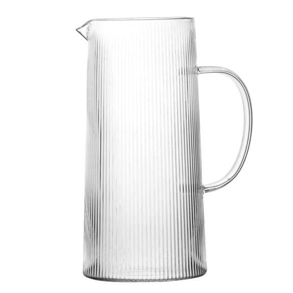 Click here for Brilliant - Striped Pitcher 50 Fl Oz. -Clear prices