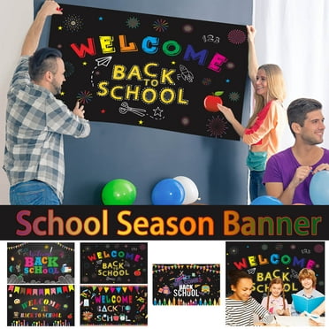 2 Pack Classroom Welcome Banner Poster Back to School Banner ...