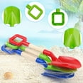 "16"" Kids Beach Sand Shovels Set, Wooden Handle Gardening Tools ...
