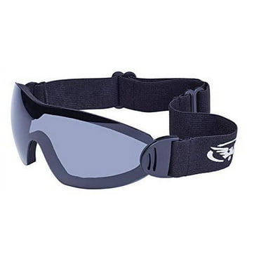Global Vision BIGBENSM Big Ben Motorcycle Goggles (Black Frame/Smoke ...
