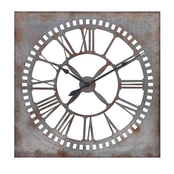 Murphy Galvanized Clock - Walmart.com
