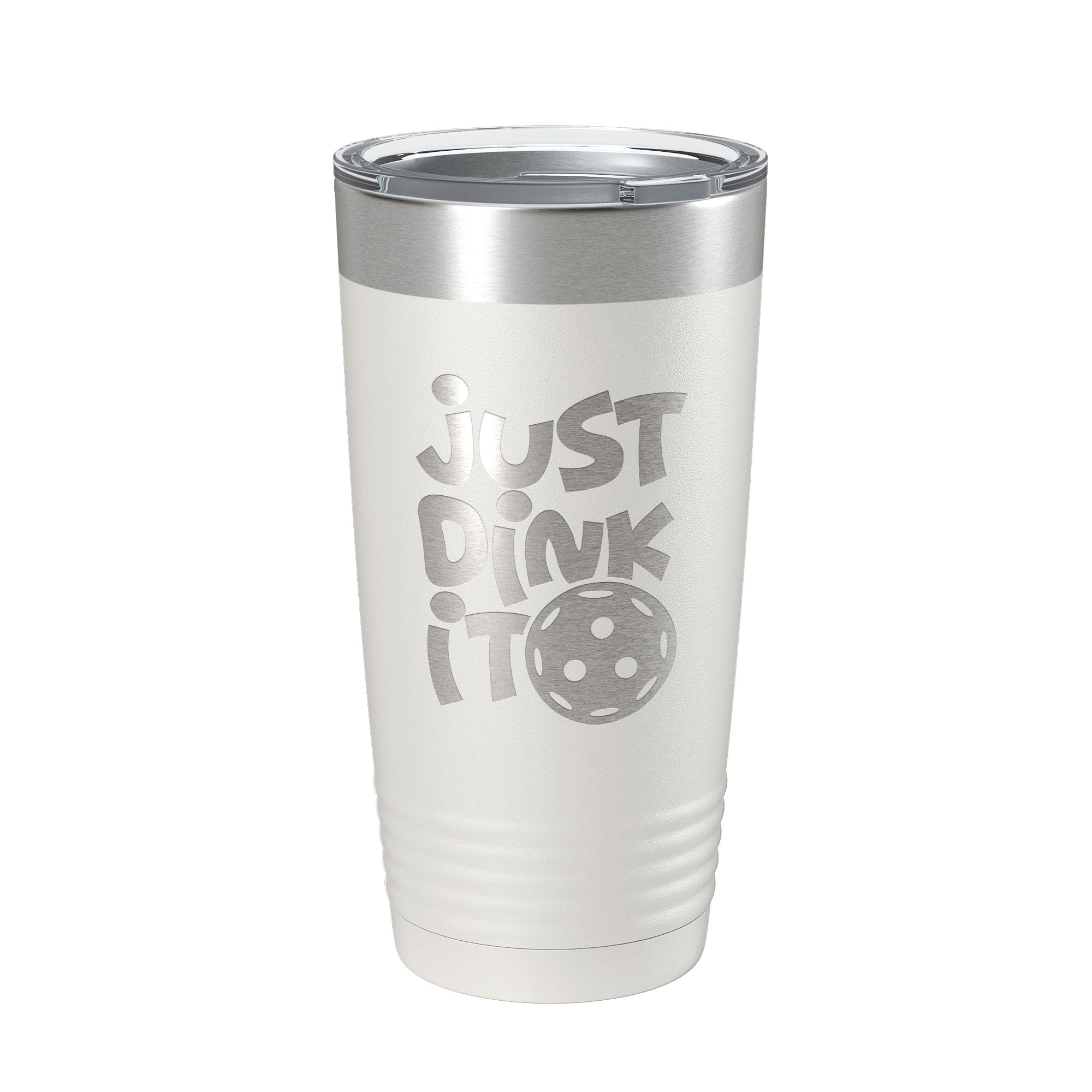 Just Dink It Tumbler Pickleball Travel Mug Insulated Laser Engraved ...