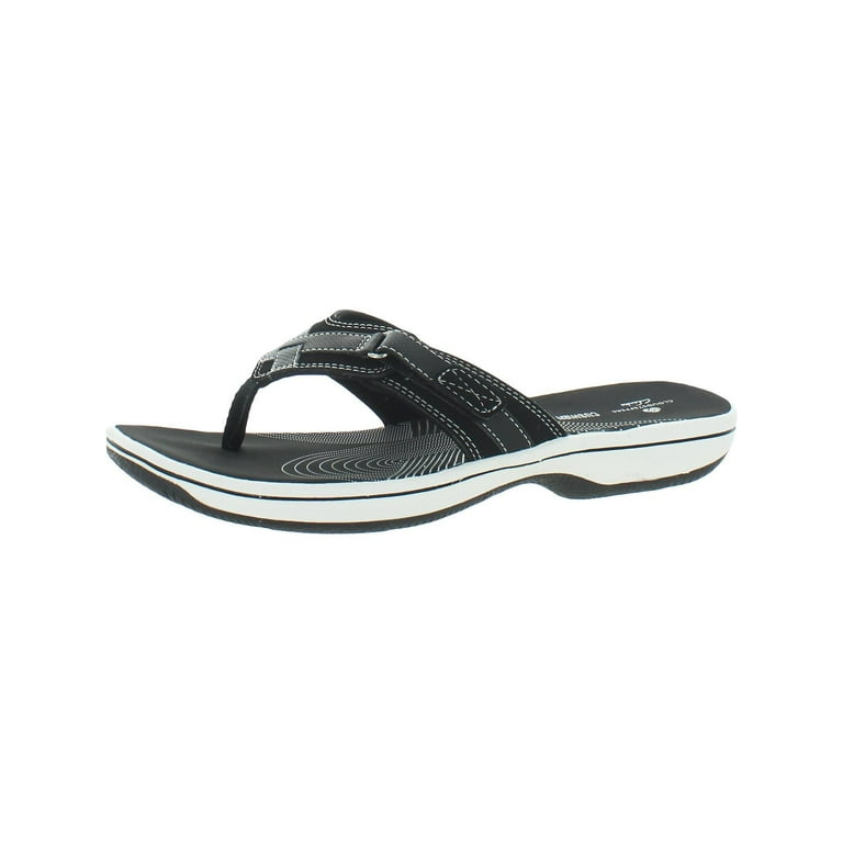 Clarks Breeze Sea Women's Comfortable Flip-Flop with Hook and Loop