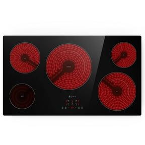 Miumaeov 4-Burners Electric Ceramic Cooktop Built-in Cooktop Stove ...