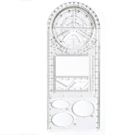 zanvin Home Office Multifunctional Student Math Ruler,Multifunctional ...