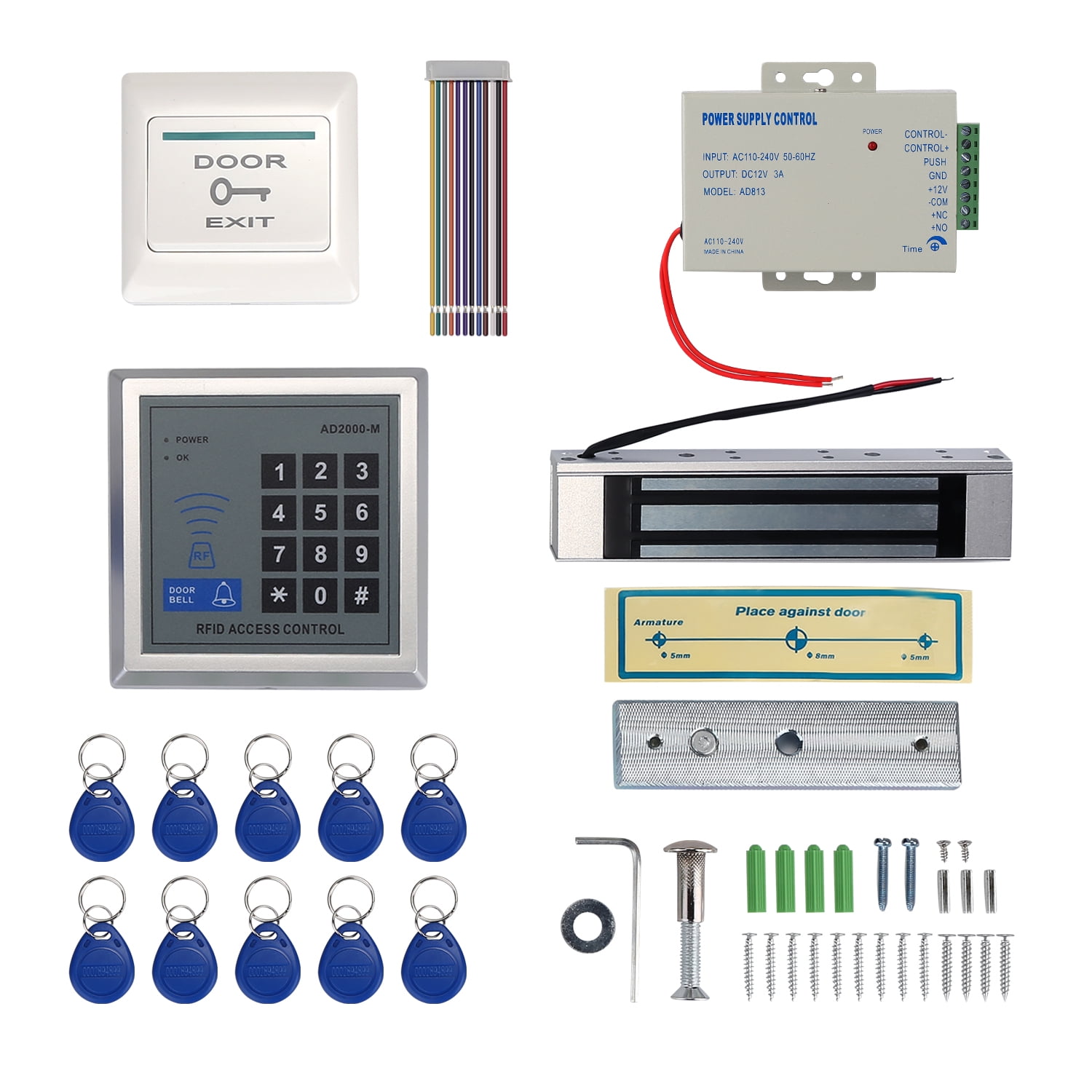 IMAGE RFID Access Control, RFID Door Access Control System Kit with ...