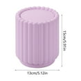 Fasiaou 1 Counts Mini Desktop Trash Can with Lid Push to Open Small ...