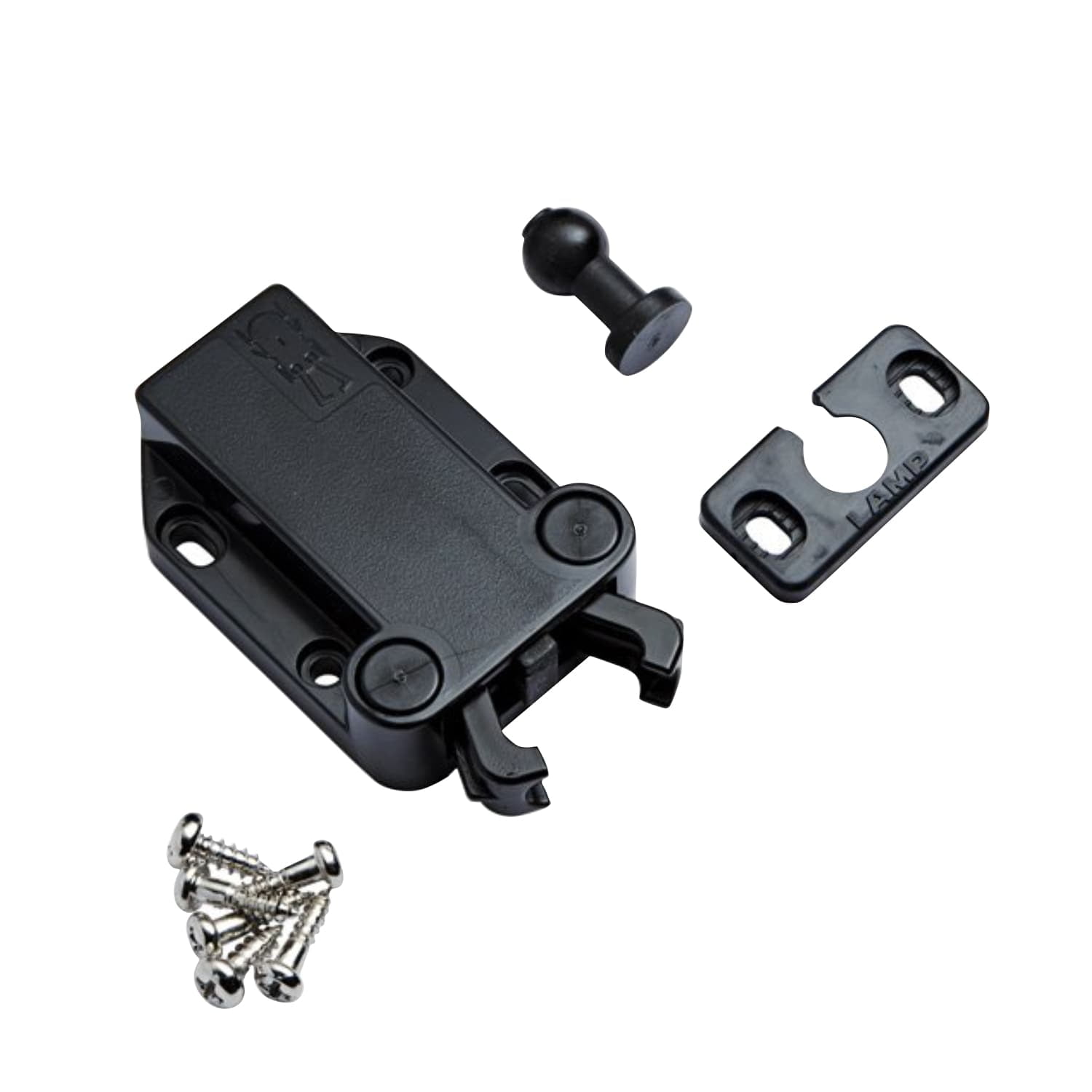 Sugatsune LAMP Non-Magnetic Touch Latch Safe Push Latch Black - Walmart.com