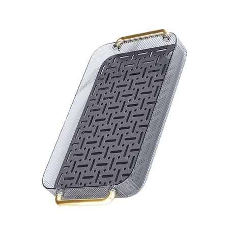 Drainage Drain Tray with Handles Non Slip living room food fruit for ...