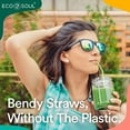 ECO SOUL 100% Compostable Straws [100 Count] [8.25"] Eco-Friendly ...