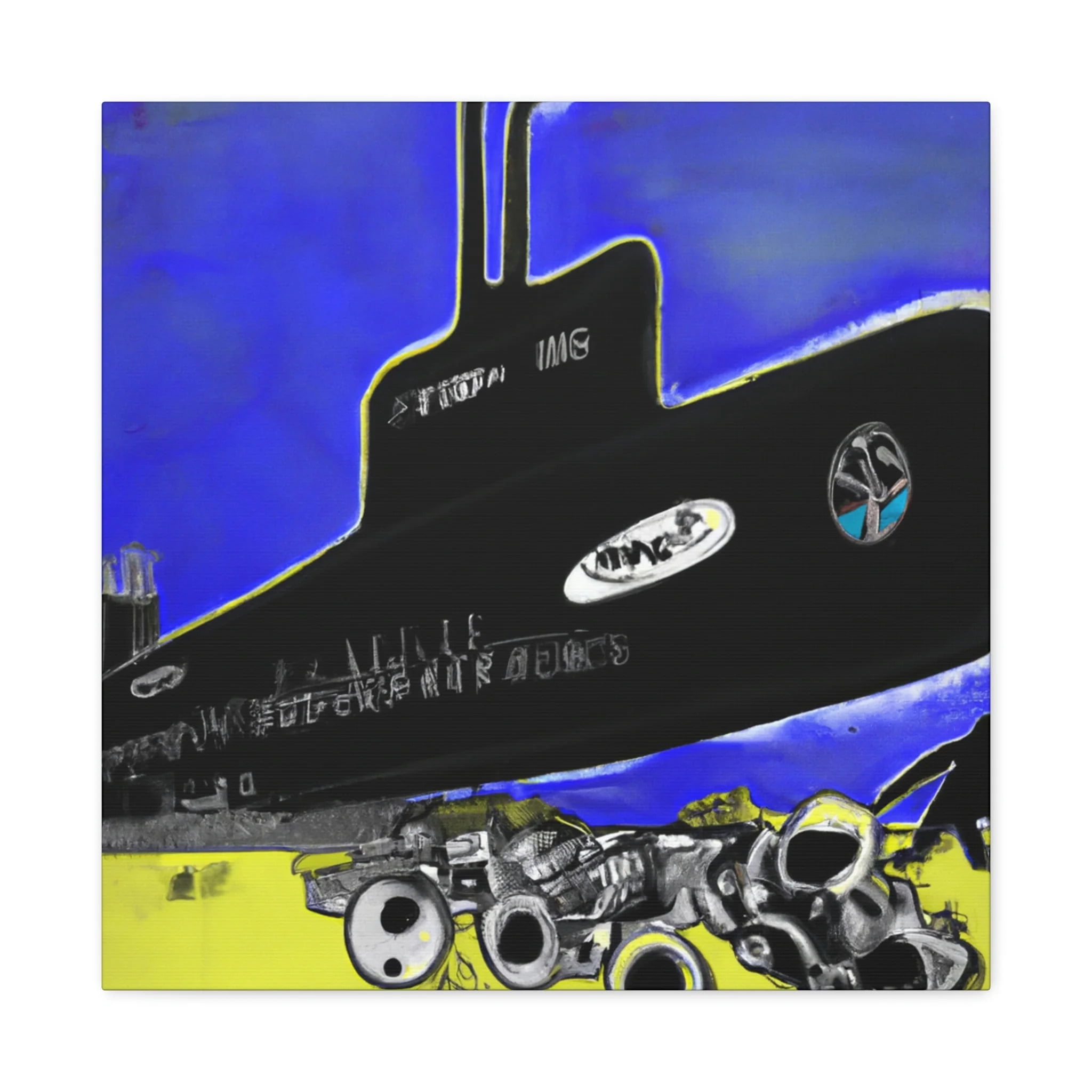 Submarine Underwater Dream - Canvas - Walmart.com