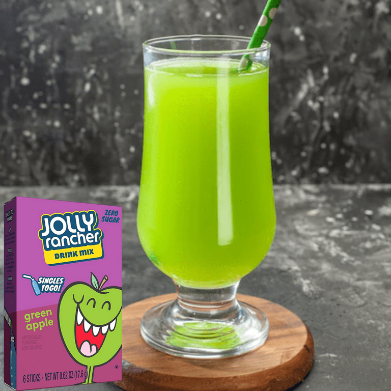 Jolly Rancher Singles To Go Powdered Drink Mix, Green Apple