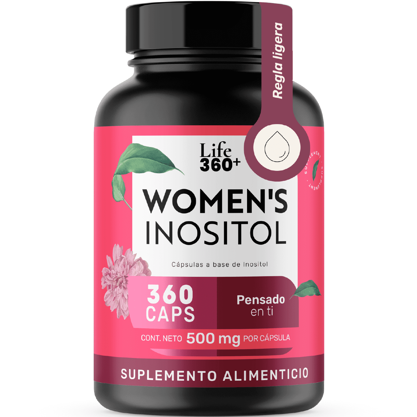 Suplemento Alimenticio LIFE 360+ Women's Inositol 360 Cápsulas ...