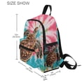 ALAZA Turtle Tie Dye Pattern School Backpack Student Bookbag Mini Bag ...