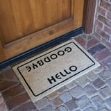 Rubber-Cal "Hello, Welcome Goodbye" Funny Doormat, 18 x 30-Inch ...
