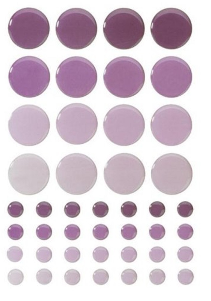 Sticko Tiles Play Stickers-Dark Purple Circle - Walmart.com