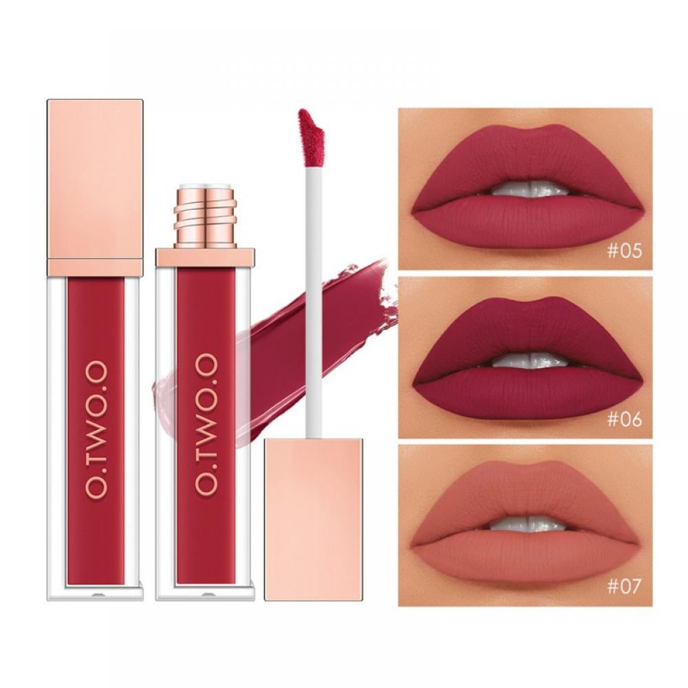 18 Colors Matte Liquid Lipstick Set Waterproof Long Lasting Matte Nude