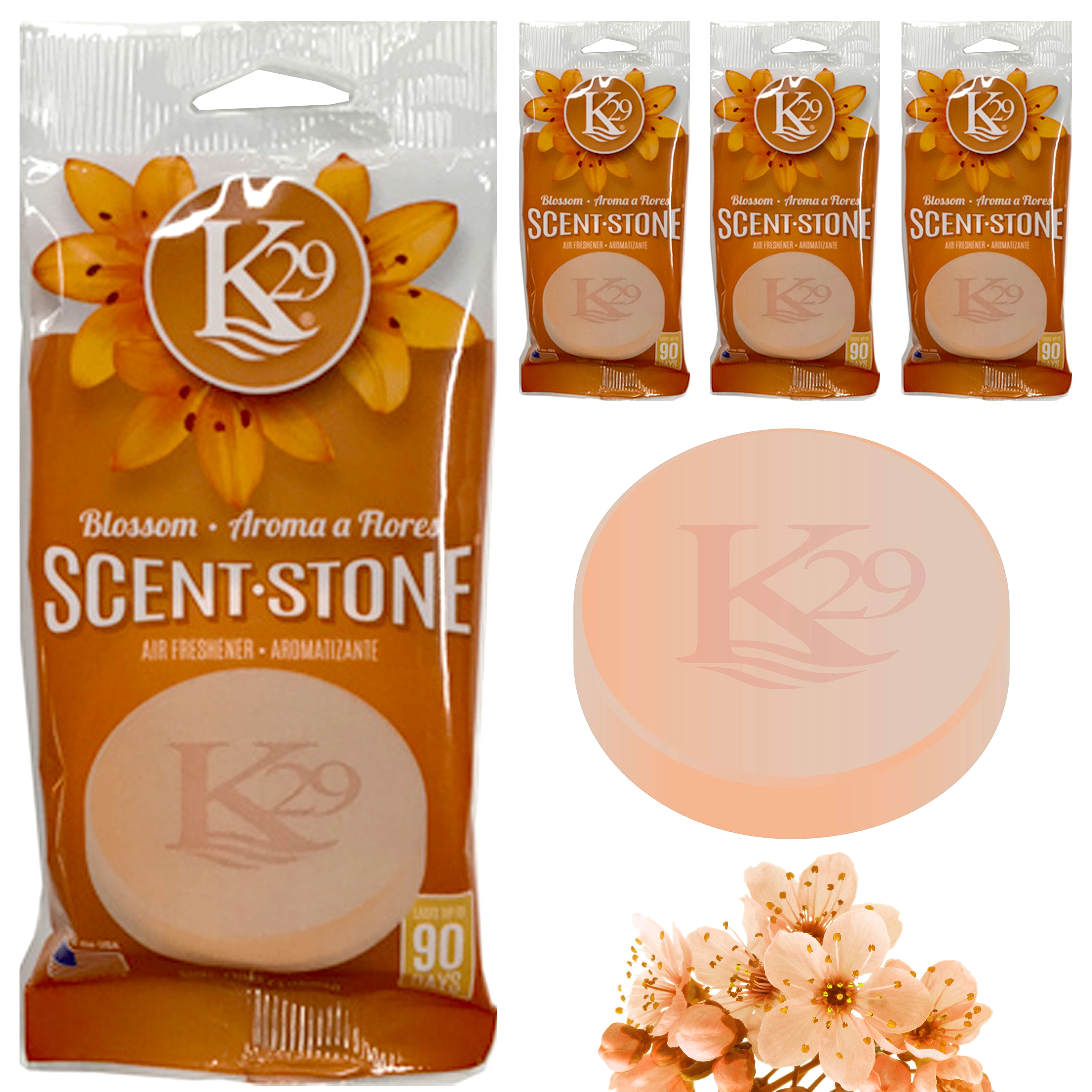 4x Blossom Aroma Scent Stones K29 Keystone Natural Odor Eliminator Air ...