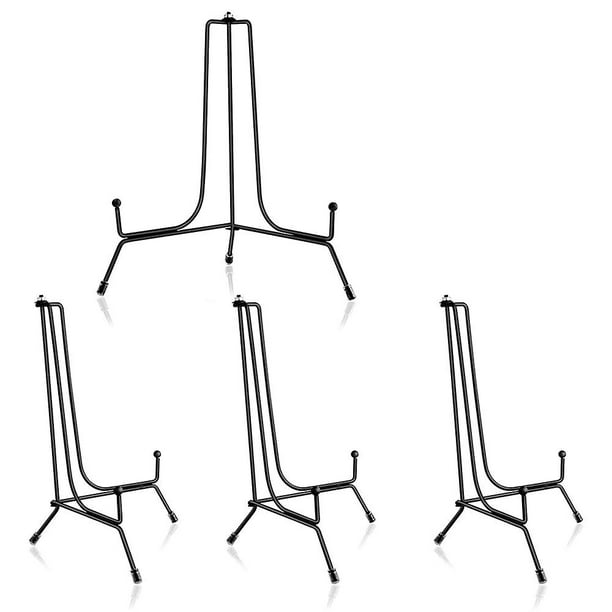 5 Pack Iron Display Stand, Black Iron Easel Plate Display Photo Holder ...