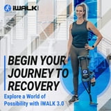 IWALKFree Hands & Pain Free Knee Crutch, Alternative to Crutches ...